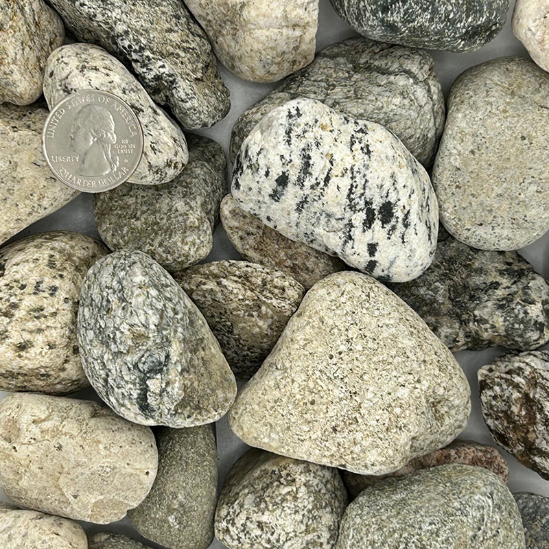 LEOPARD GRANITE (1 1/2" - 2 1/2") | Garden and Concrete Block Supplier